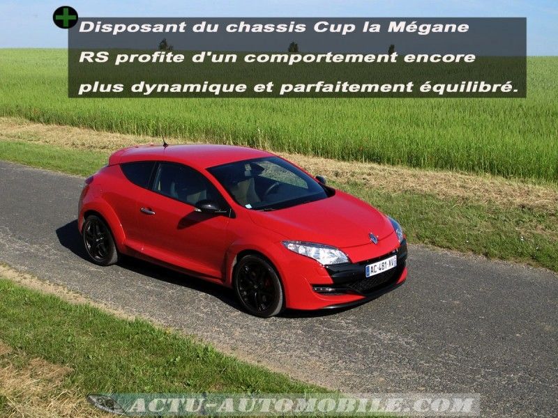 Essai Renault Megane 3 RS châssis Cup : tenue de route, motorisation ...