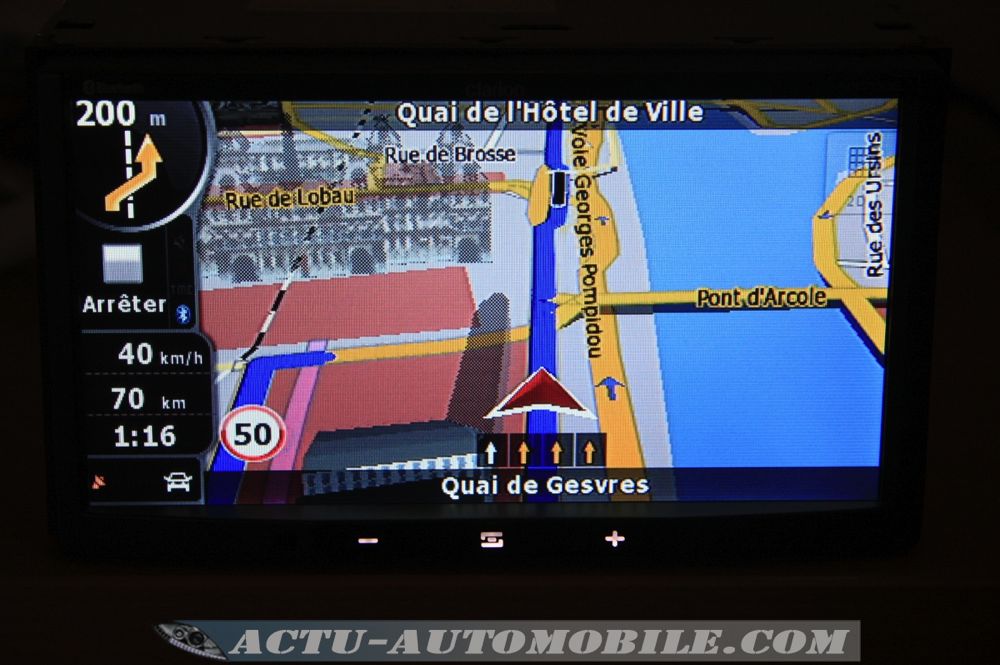 Clarion NX700E : un GPS et système multimédia complet