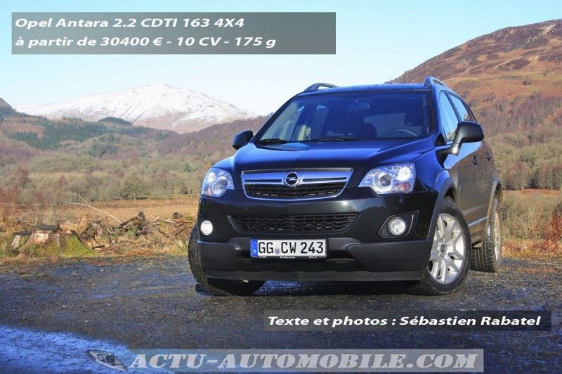 Essai Opel Antara Edition One 2.2 CDTI 163 4X4 : un facelift très technique