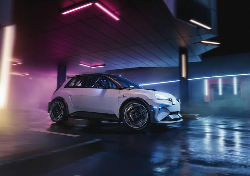 La future Alpine A290 électrique fait le show