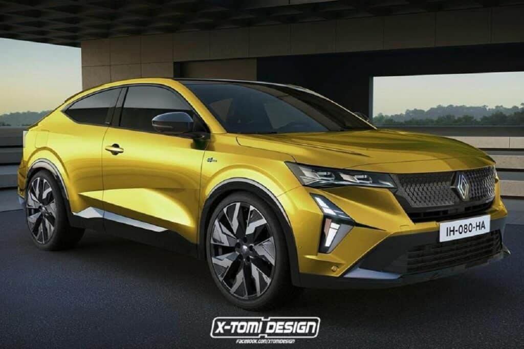 Le Renault Rafale imaginé en étonnant coupé 3 portes