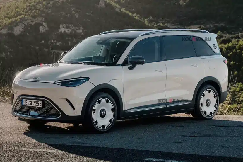 Smart #5 : la première image n'est pas rassurante